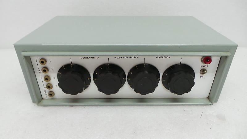 Vortexion 4 Chan Valve Tube Mic pre and Mixer 1962 Black | Reverb UK