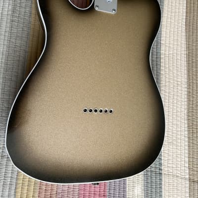 2014 Crook Custom Guitars Telecaster - Gold Sparkle Burst | Reverb