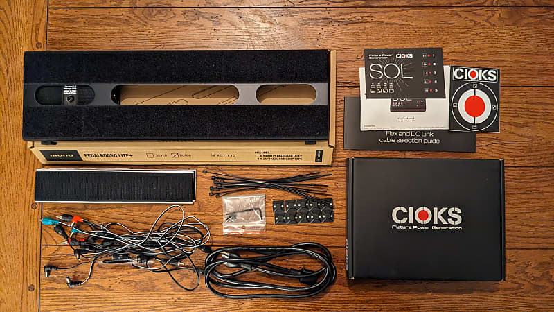 MONO Pedalboard Lite Plus + CIOKS SOL power supply and | Reverb