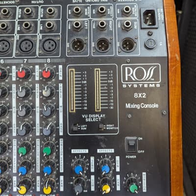 Ross 8x2 Mixing Console 1980's - Natural Wood | Reverb