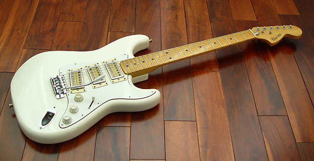 1975 Univox Ripper in Orginal White Finish - Fantastic | Reverb