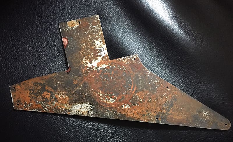 Rusted Relic Explorer pickguard. Incredible patterns | Reverb Canada