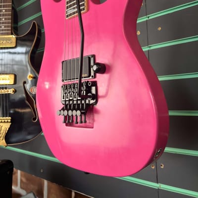 Ibanez RG760 Refinished Pink 1989 Modified Electric Guitar | Reverb