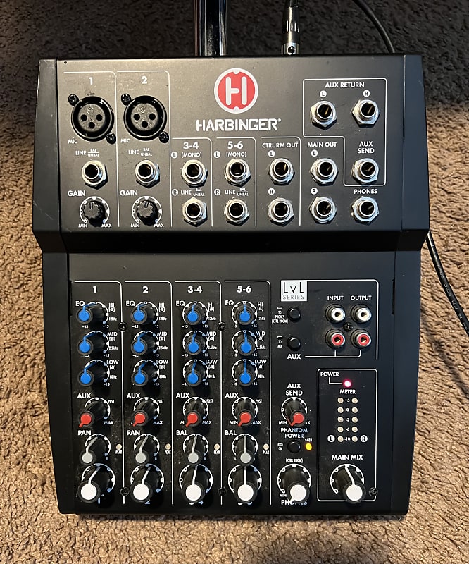 Harbinger L802 LVL Series 8 channel Powered Mixer | Reverb