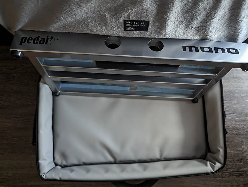Mono m80 Pedalboard Case Bag with Silver Pedaltrain Pt-1 | Reverb