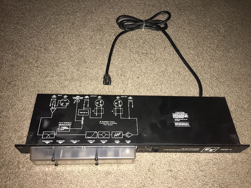 EV XEQ-2 Electronic crossover/ Equalizer Black | Reverb
