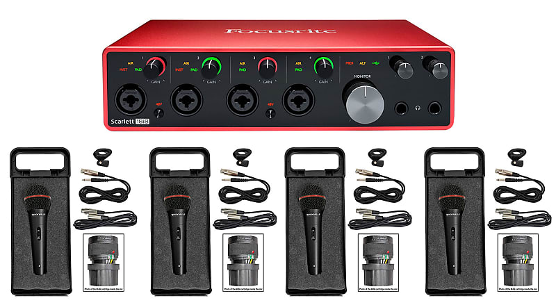Focusrite Scarlett 18i8 3rd Gen 18-in, 8-out USB audio | Reverb