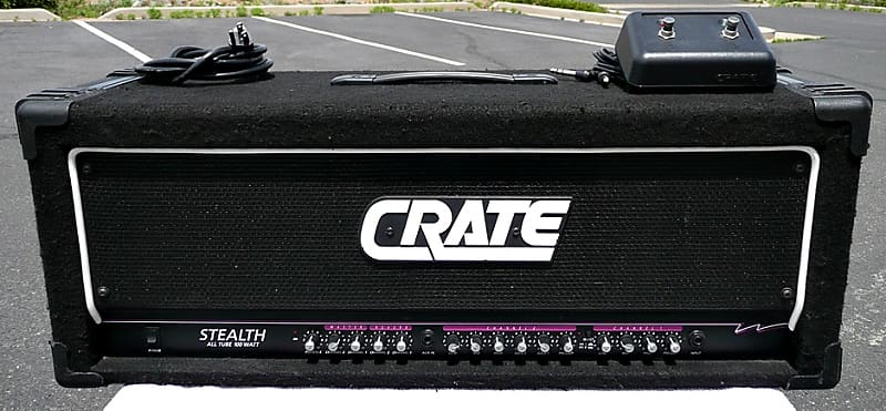 CRATE STEALTH 100 Watt Tube Guitar Amplifier Head w | Reverb