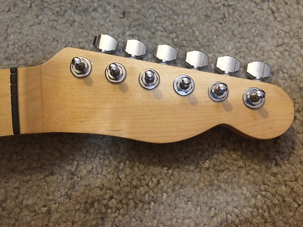 Warmoth Baritone Tele Neck Maple/Maple Stainless Steel Frets | Reverb