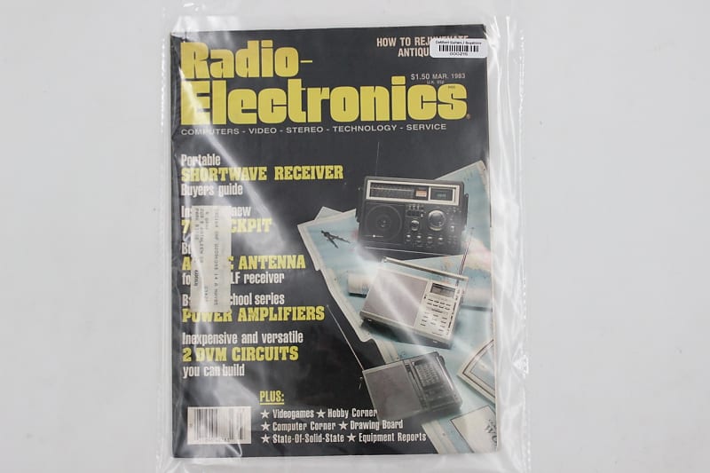 Radio-Electronics Vintage Audiophile Magazine Mar. 1983 | Reverb