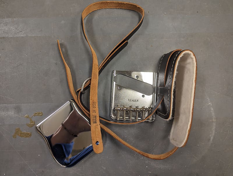 Fender American AVRI Vintage Case Candy Telecaster Bridge, | Reverb