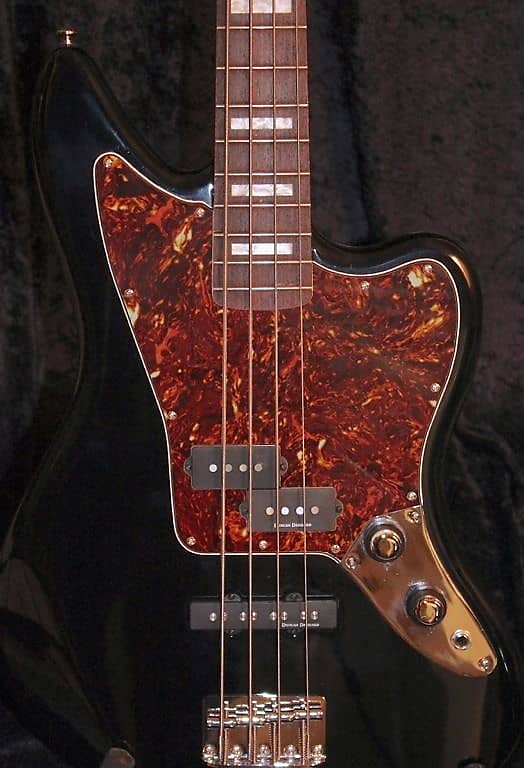 Squier VM Jaguar Bass Pickguard. 4 Ply Dark Tort | Reverb