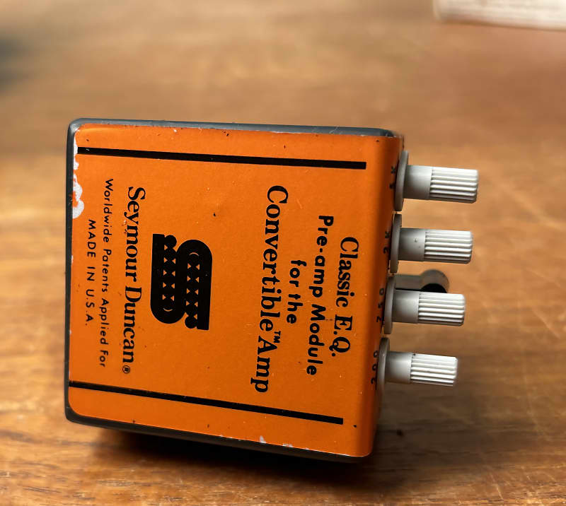 Seymour Duncan Convertible Classic EQ Pre-Amp Module 1980’s | Reverb