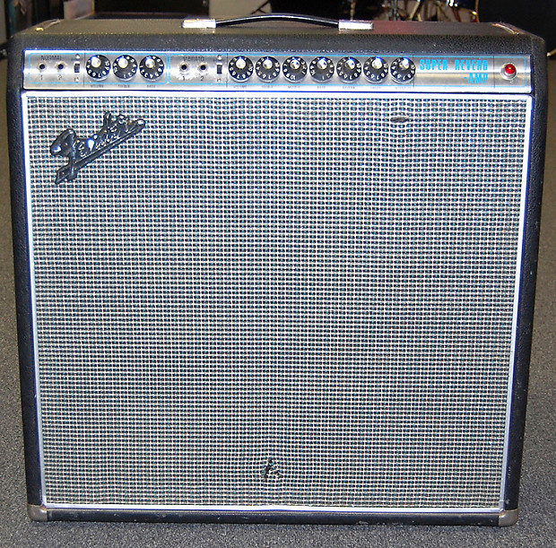 True Vintage 1967 Fender Super Reverb Silverface/Blackface | Reverb UK