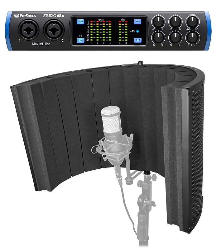 Presonus STUDIO 68C 6x6" USB-C Audio MIDI Recording Interface | Reverb