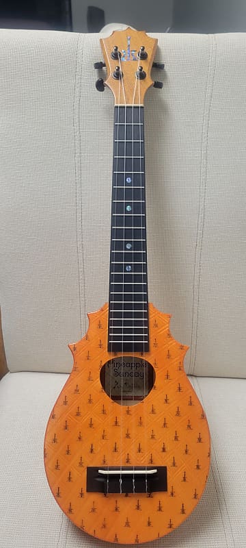 KoAloha Pineapple Sunday X 2019 Tangerine with KoAloha Hard | Reverb