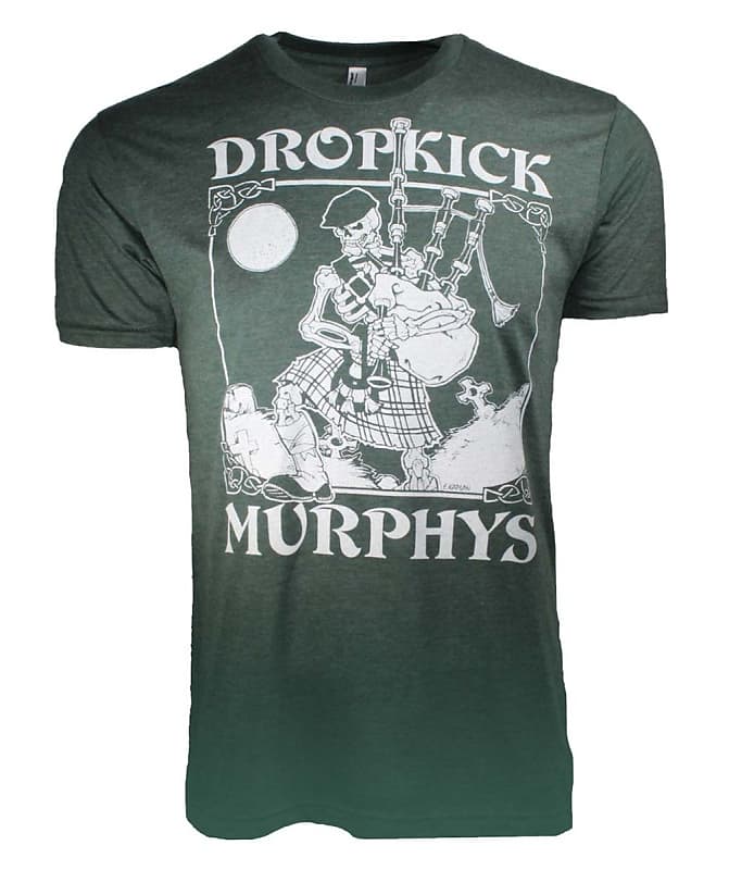 Dropkick Murphys Vintage Skeleton Piper T-Shirt - Medium | Reverb UK