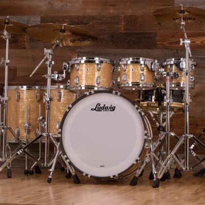 LUDWIG CLASSIC MAPLE OUTFITTER 6 PIECE DRUM KIT, AGED ONYX | Reverb UK