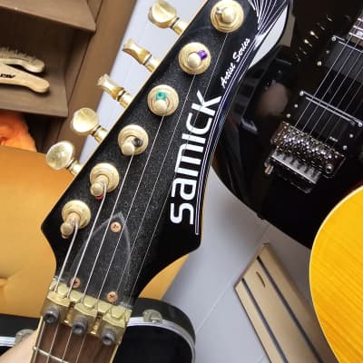 Samick Artist series 1990s - Acrylic rare. Hardcase | Reverb