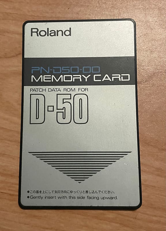 Roland PN-D50-00 Memory Card 1987 | Reverb