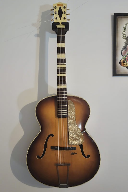 Guitar Hofner 455 1957 Smoked Sunburst | Reverb