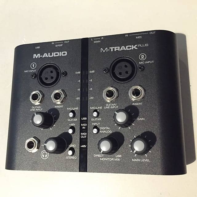 M-Audio M-Track Plus USB Audio Interface | Reverb