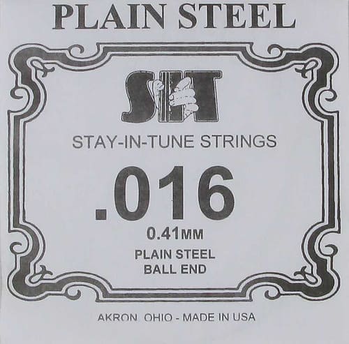 SIT Single String - Plain Steel 016 | Reverb