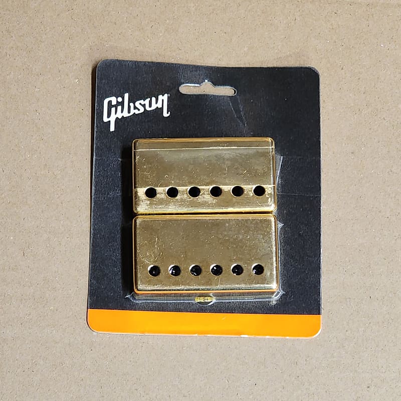 Gibson PRPC-025 and PRPC-050 Gold Pickup Cover Set | Reverb