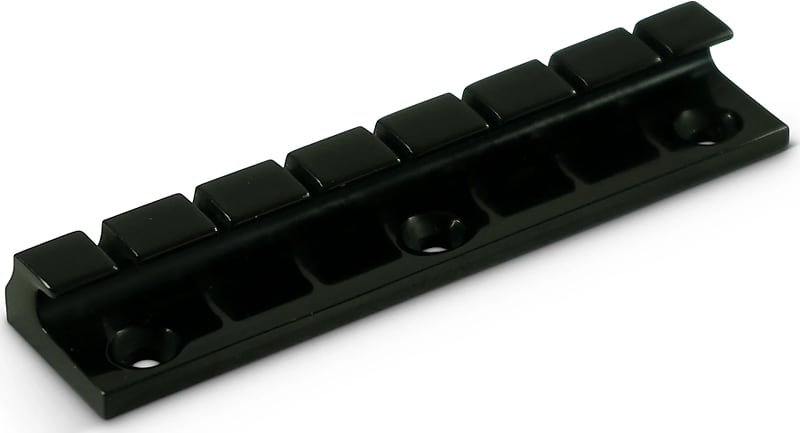 WD Brass 7 String Flat Mount Tailpiece Black | Reverb