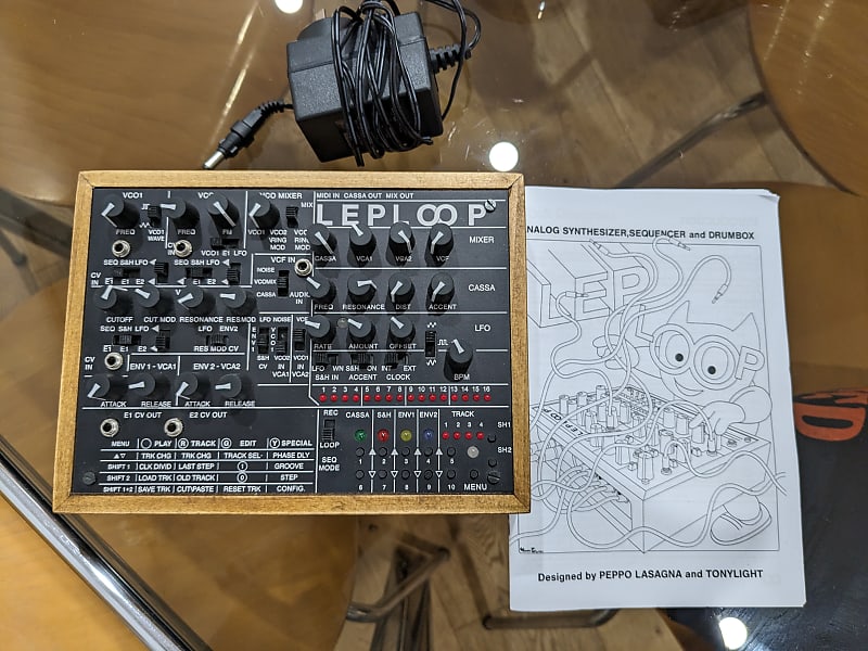 LEP Leploop V2 2016 Analogue Synth Groovebox | Reverb
