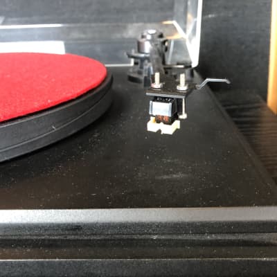 Revolver Rebel Turntable Black Ash W/ New Belt and Red Slip | Reverb