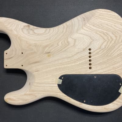 Warmoth Swamp Ash Strat Body with Quilt/Flame Maple Top | Reverb