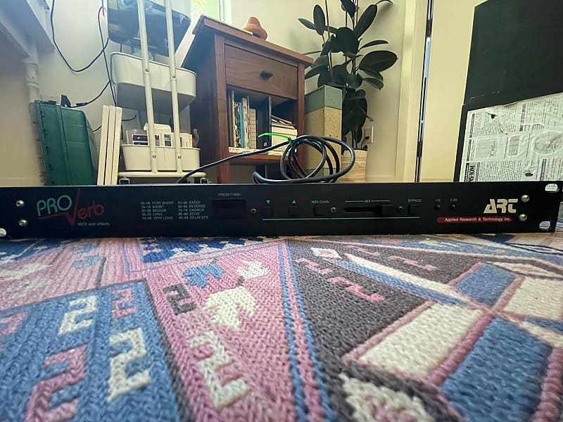 ART Proverb Pro Verb Mid and Effects Vintage Black | Reverb