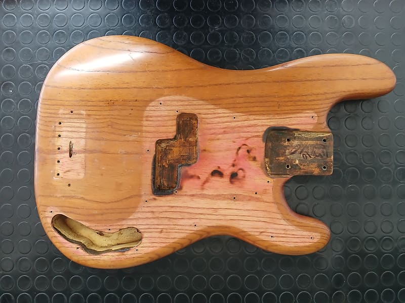 1966 Fender Precision P Bass Body - Stripped | Reverb
