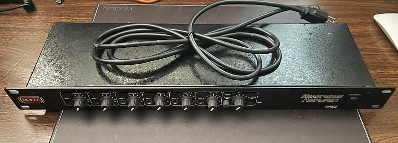 ROLLS RA62 6 Channel Headphone Amplifier Black | Reverb