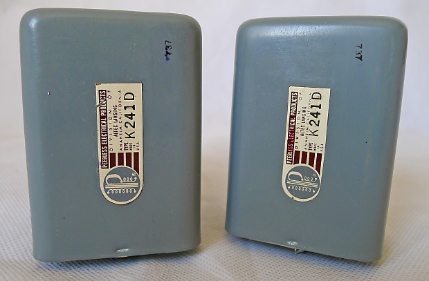 Pair Of Vintage Peerless K 241-D Input Transformers In | Reverb