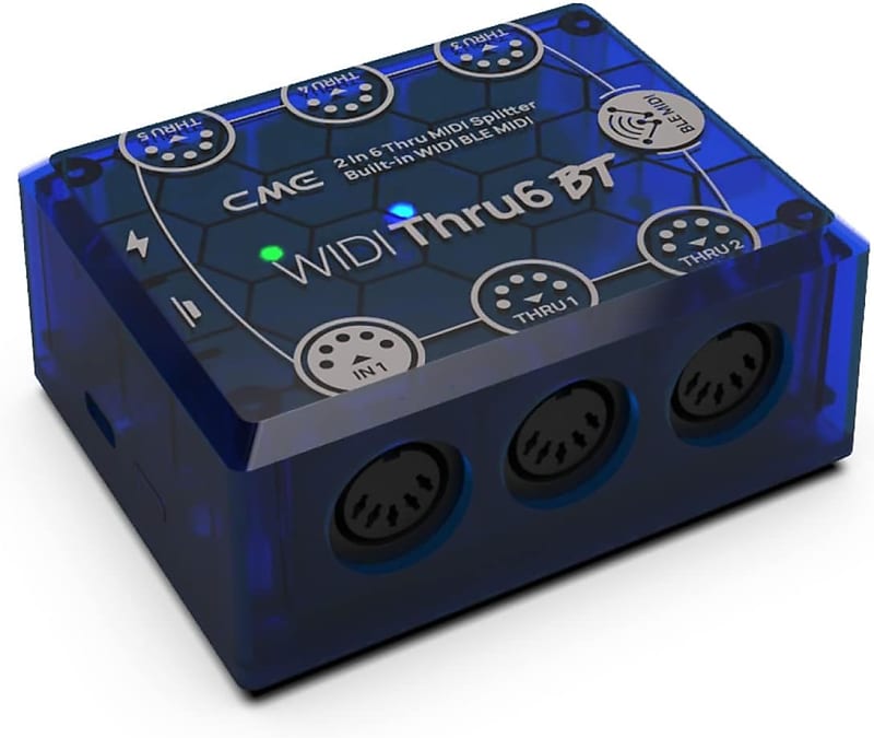 CME WIDI Thru6 BT - 2-in-6-out Hybrid MIDI Thru/Splitter | Reverb
