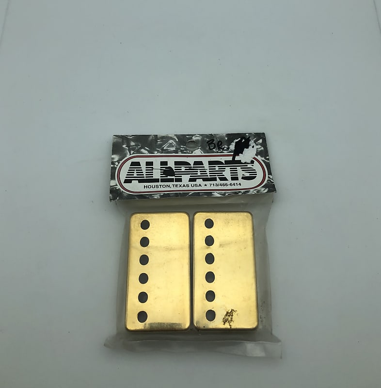 Allparts NOS Gold Humbucker Pickup Covers Modern Bridge | Reverb