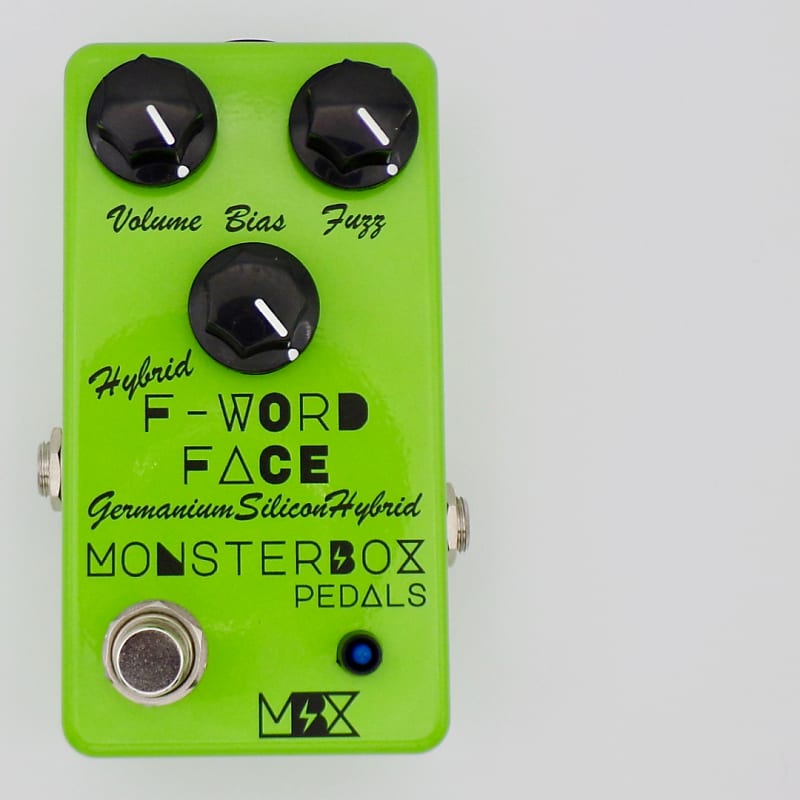 Monsterbox Pedals F-Word Face Hybrid Fuzz Germanium / Silicon | Reverb