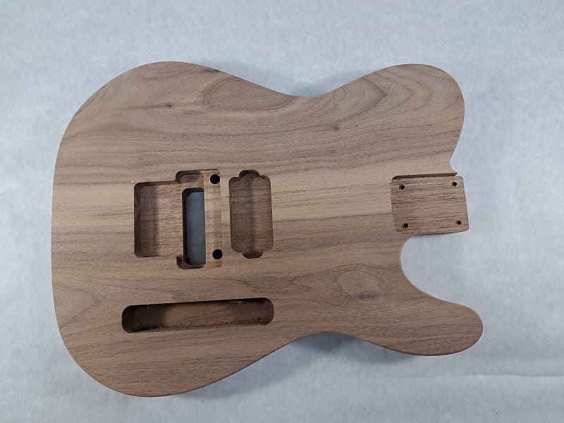 Unfinished Walnut Hxx body - Tele - for Fender Strat | Reverb