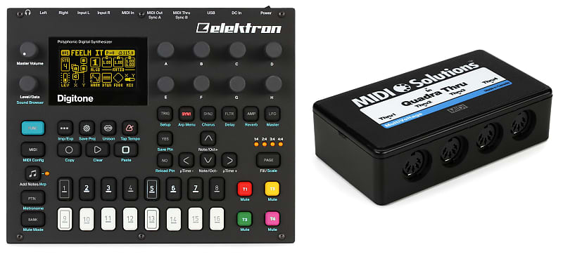 Elektron Digitone 8-voice Digital Synth with Sequencer Bundle | Reverb