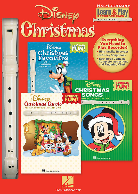 Disney Christmas- Learn & Play Recorder Pack | Reverb