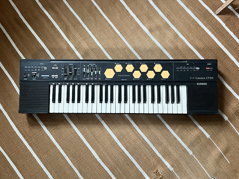 Casio CT-510 Casiotone 49-Key Synthesizer 1980s - Black | Reverb