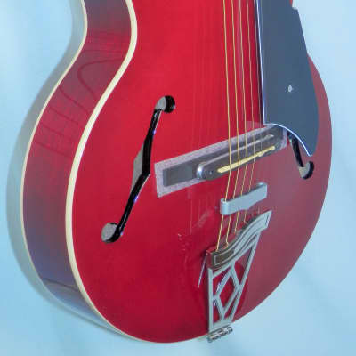 Vox Giulietta VGA-3PS-TR Trans Red Archtop Cutaway Acoustic | Reverb