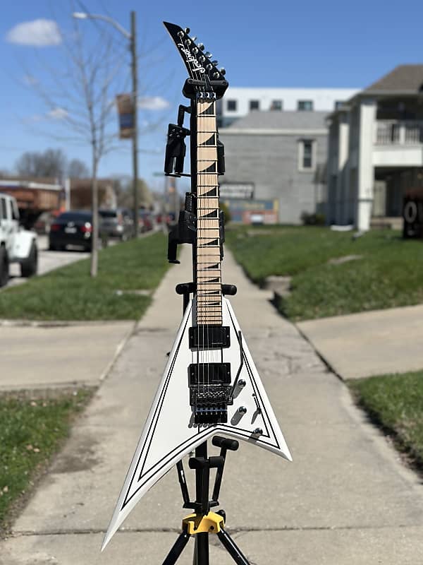 Jackson X-series Randy Rhoads V Floyd Rose - White | Reverb