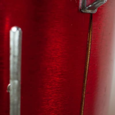 1970s Reuther "Hairline Red" Drum Kit | Reverb
