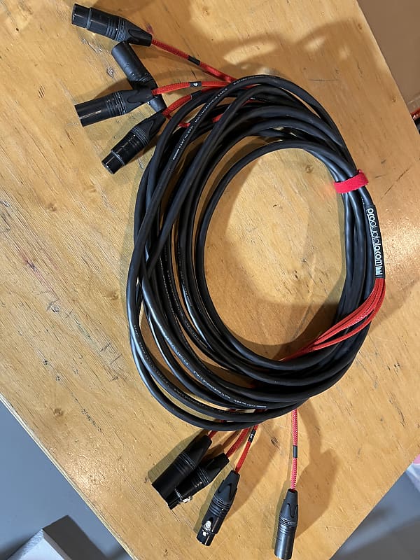 Pro Audio LA 4 channel snake - Red - 30’ | Reverb