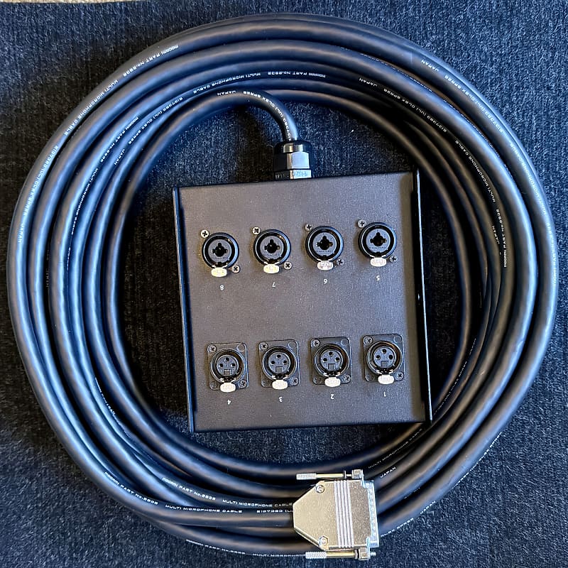 50' 8 Channel Studio / Stage Box Mogami 2932/Neutrik by Pro | Reverb