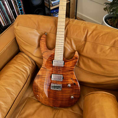 Kiesel Aries - Flamed Koa Top - Flamed Maple Fretboard | Reverb