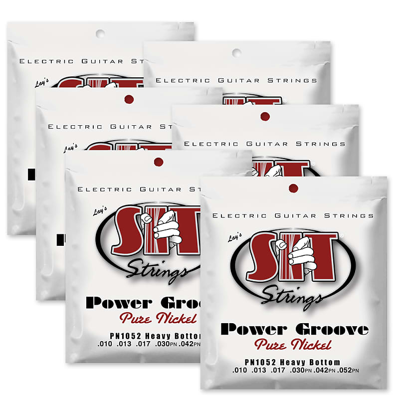 6 Sets! SIT Strings PN1052 Heavy Bottom Power Groove Pure | Reverb